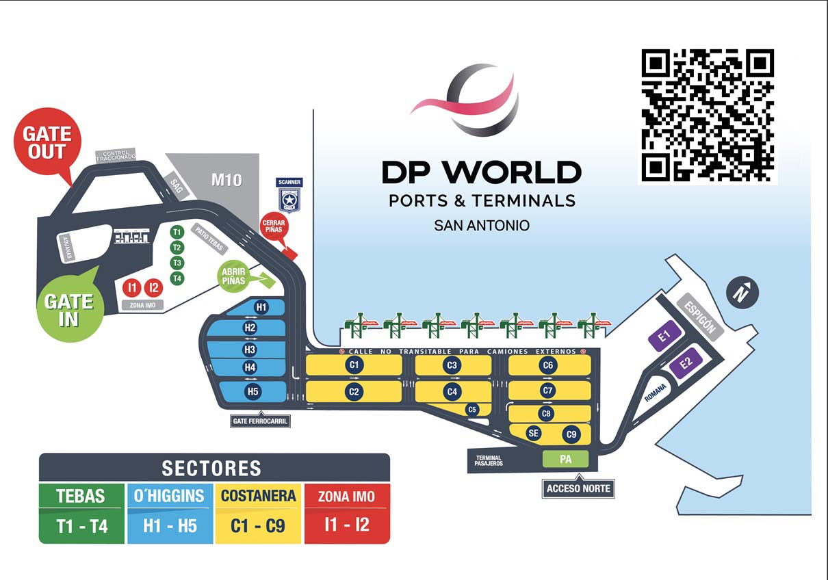Map | DP World San Antonio